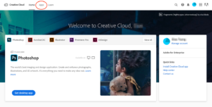 How to access Adobe Apps